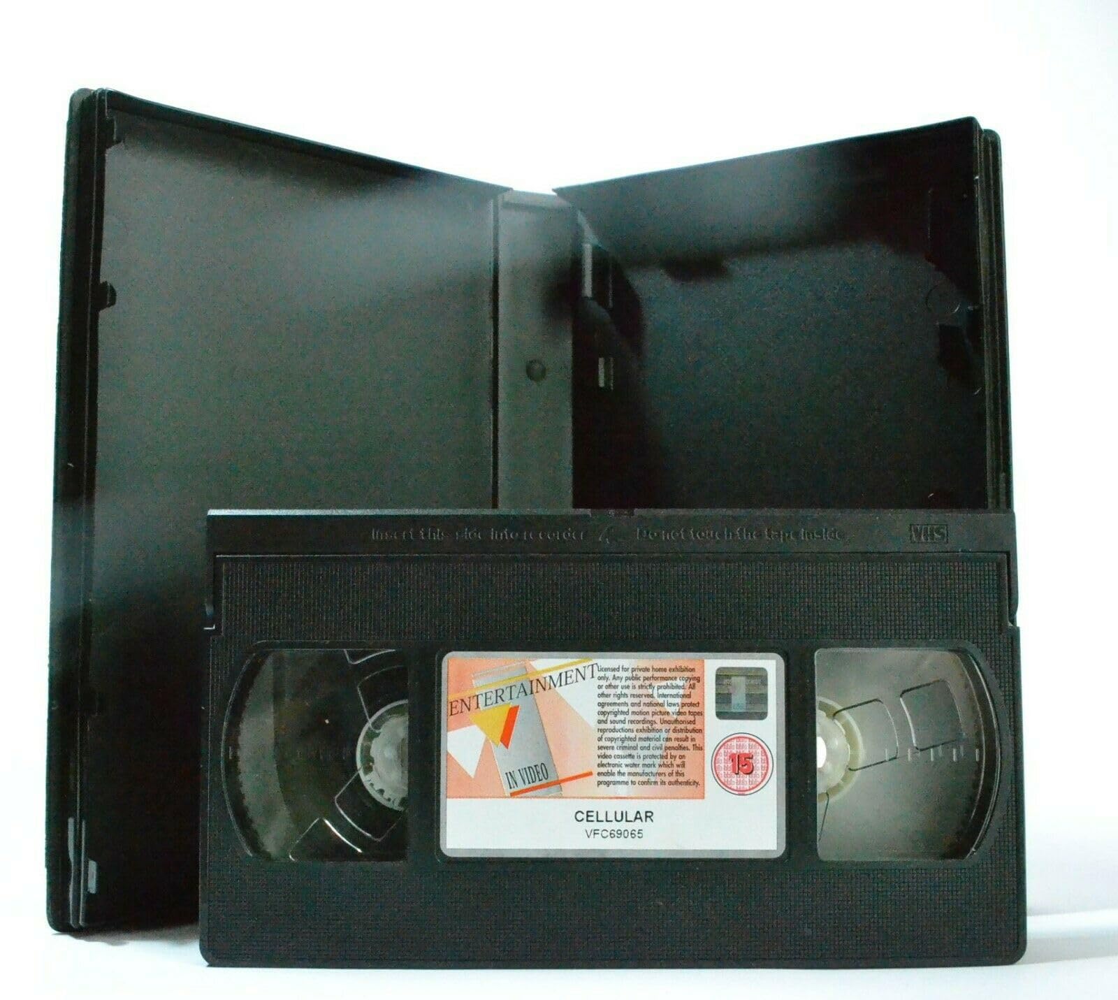Cellular: K.Basinger/J.Statham/C.Evans - Crime Thriller (2004) - Large Box - VHS