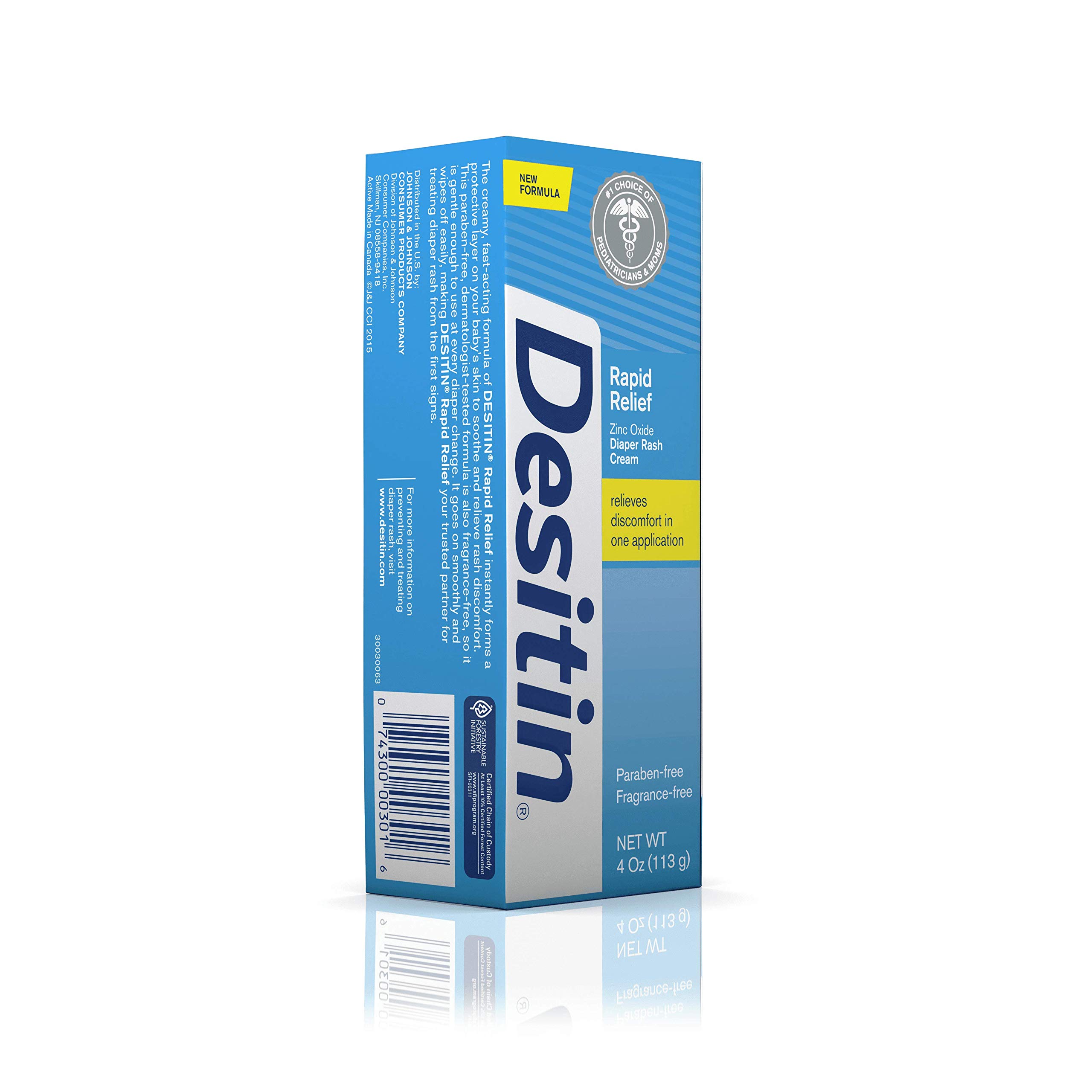 Desitin Daily Defense Diaper Rash Cream 4 Ounces