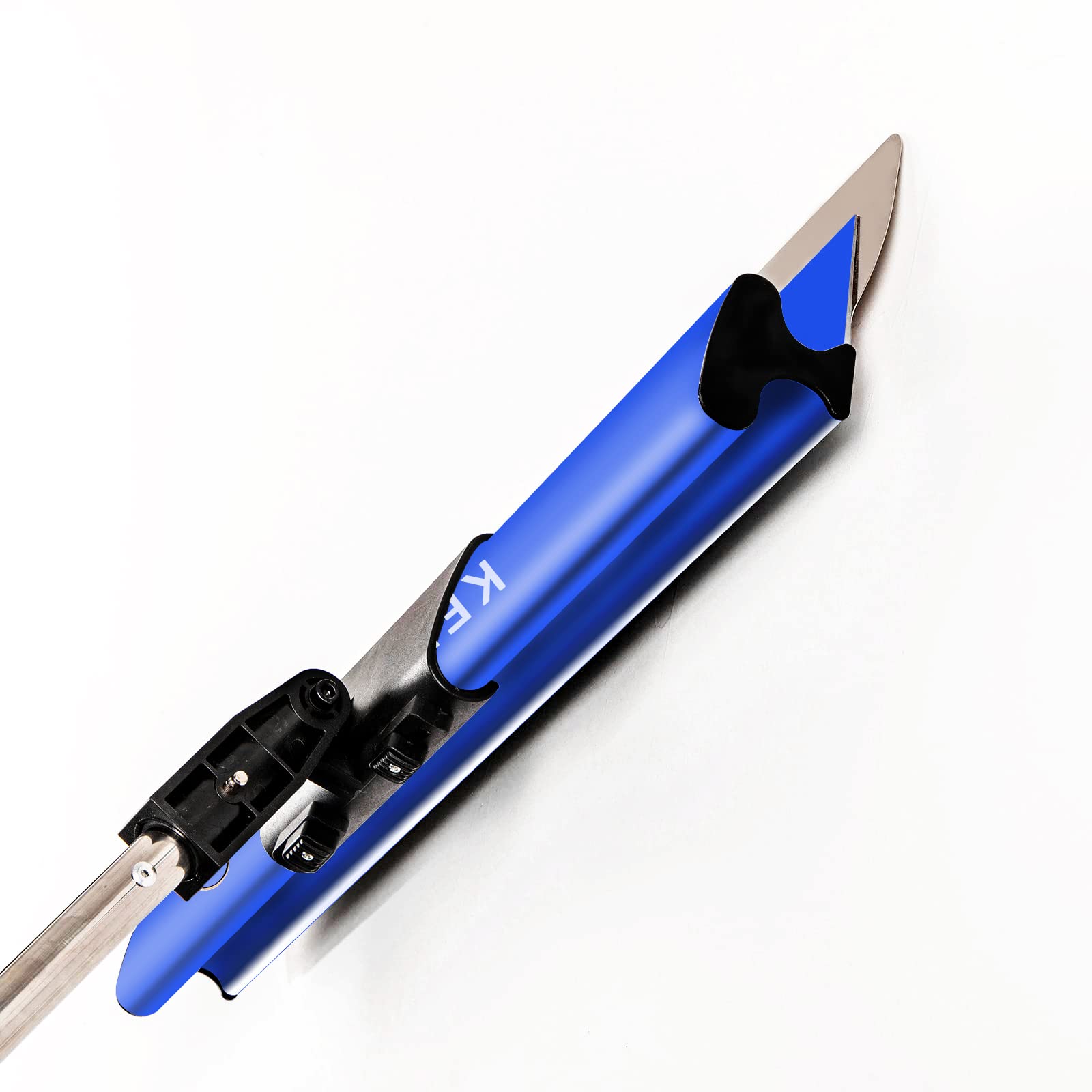 KEZERS Drywall Skimming Blade Set-7",10",14",16" & 24" Skimming Blades + 35"-81" Extension Handle, Stainless Steel Construction Knife,Smoothing Drywall Knife,Extruded Aluminum,High Impact End Caps