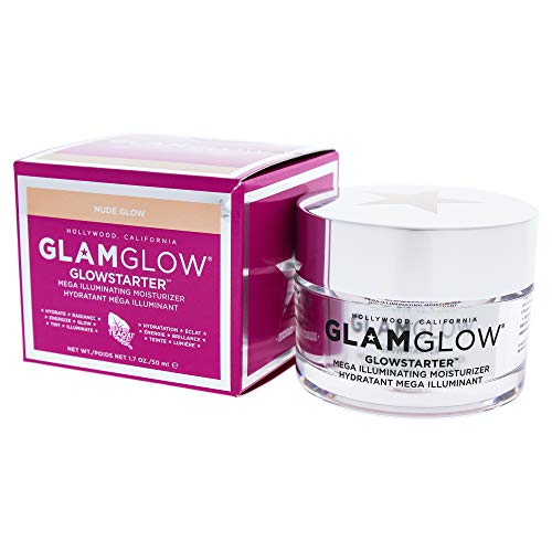 Glamglow Glowstarter Mega Illuminating Moisturizer, 1.7 oz - Nude Glow for All Skin Types, Unisex