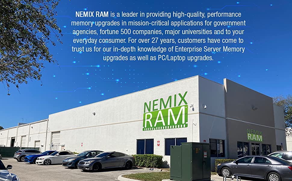 32GB (4x8GB) DDR4-2666MHz PC4-21300 ECC RDIMM 1Rx4 1.2V Registered Server Memory by NEMIX RAM
