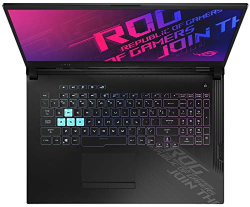 ASUS ROG Strix G17 17.3" Full HD 120Hz Gaming Notebook Computer, Intel Core i7-10750H 2.6GHz, 8GB RAM, 512GB SSD, NVIDIA GeForce GTX 1660 Ti 6GB, Windows 10 Home, Black