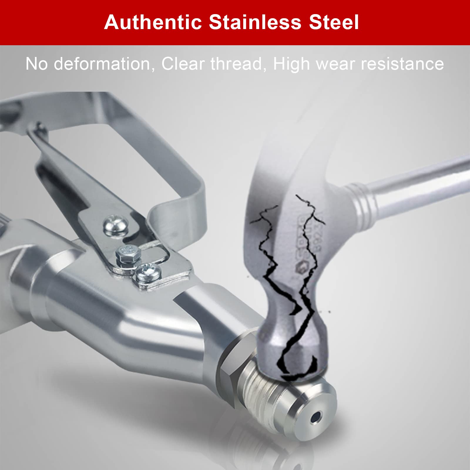 Airless Paint Spray Gun Sprayer High Pressure 3600 PSI 517 TIP (Silver)