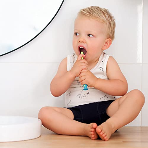 Conni Kids Training Boxer Pants | Soft Shorts Reusable Toddler Potty Training Underwear | Waterproof Easy Pull Up Youth Incontinence Navy Size 8-10