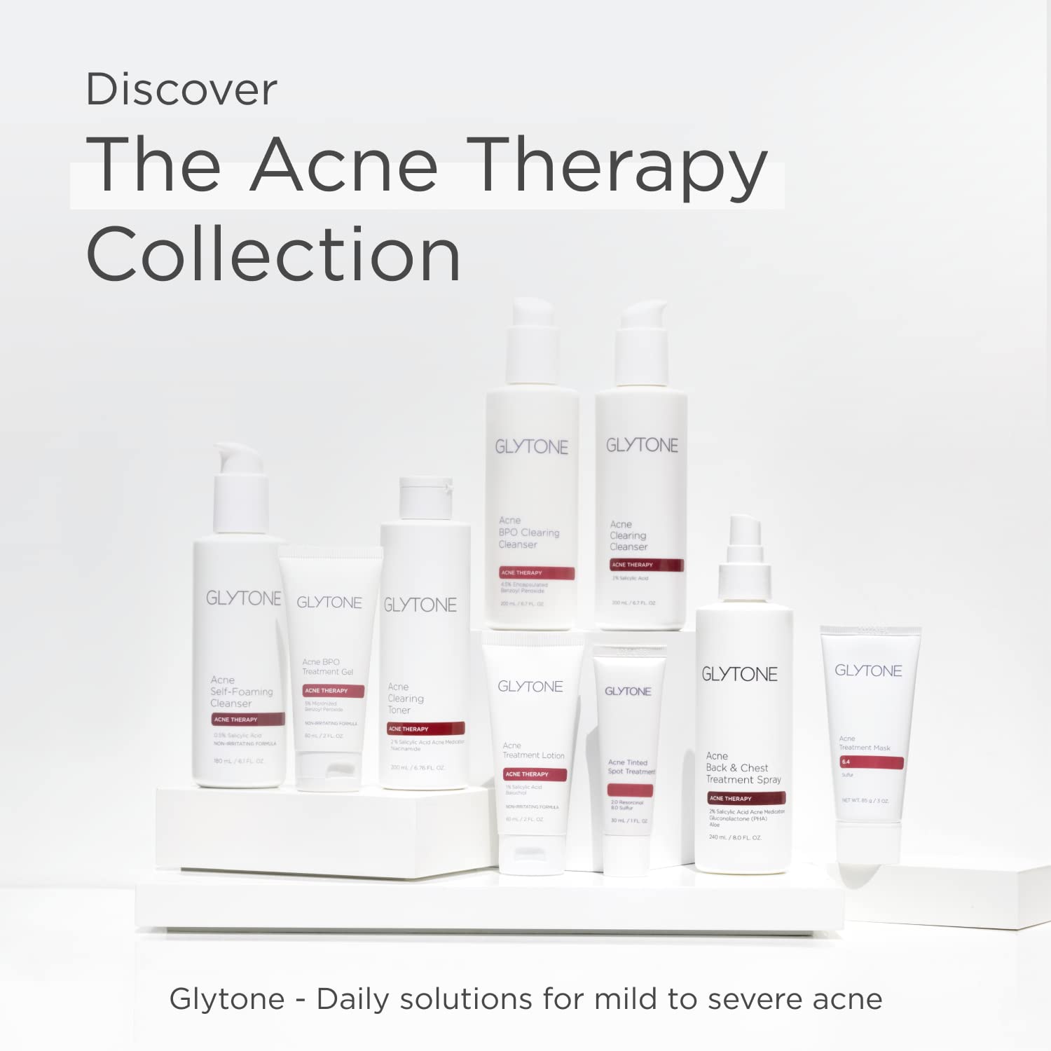 Glytone Acne BPO Treatment Gel - With Time-Released 5% Benzoyl Peroxide - Hydrating Mattifying Gel - Fragrance-Free & Non-Comedogenic - 2 fl. oz.
