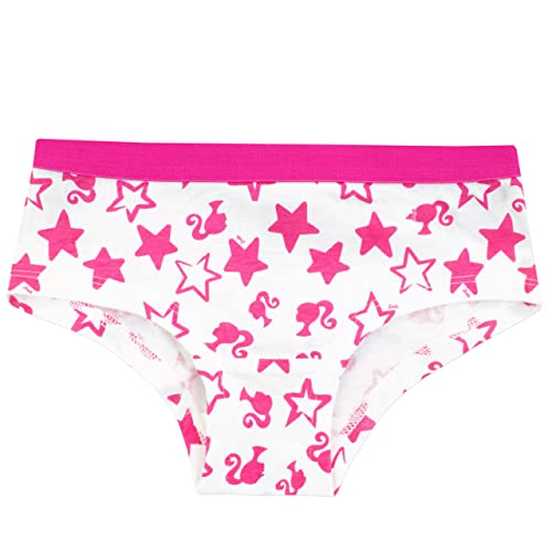 Barbie Underwear | Girls Cotton Underwear| Pack of 5 Girl Panties Multicolour 8 Multicolor