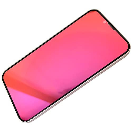 BWEDXEZ 2 Pack Anti-Blue Privacy Tempered Glass Suit for iPhone 11/iPhone XR Mirror Anti-Spy Screen Protector Anti-Peeping Film Electroplated Gradient Colorful