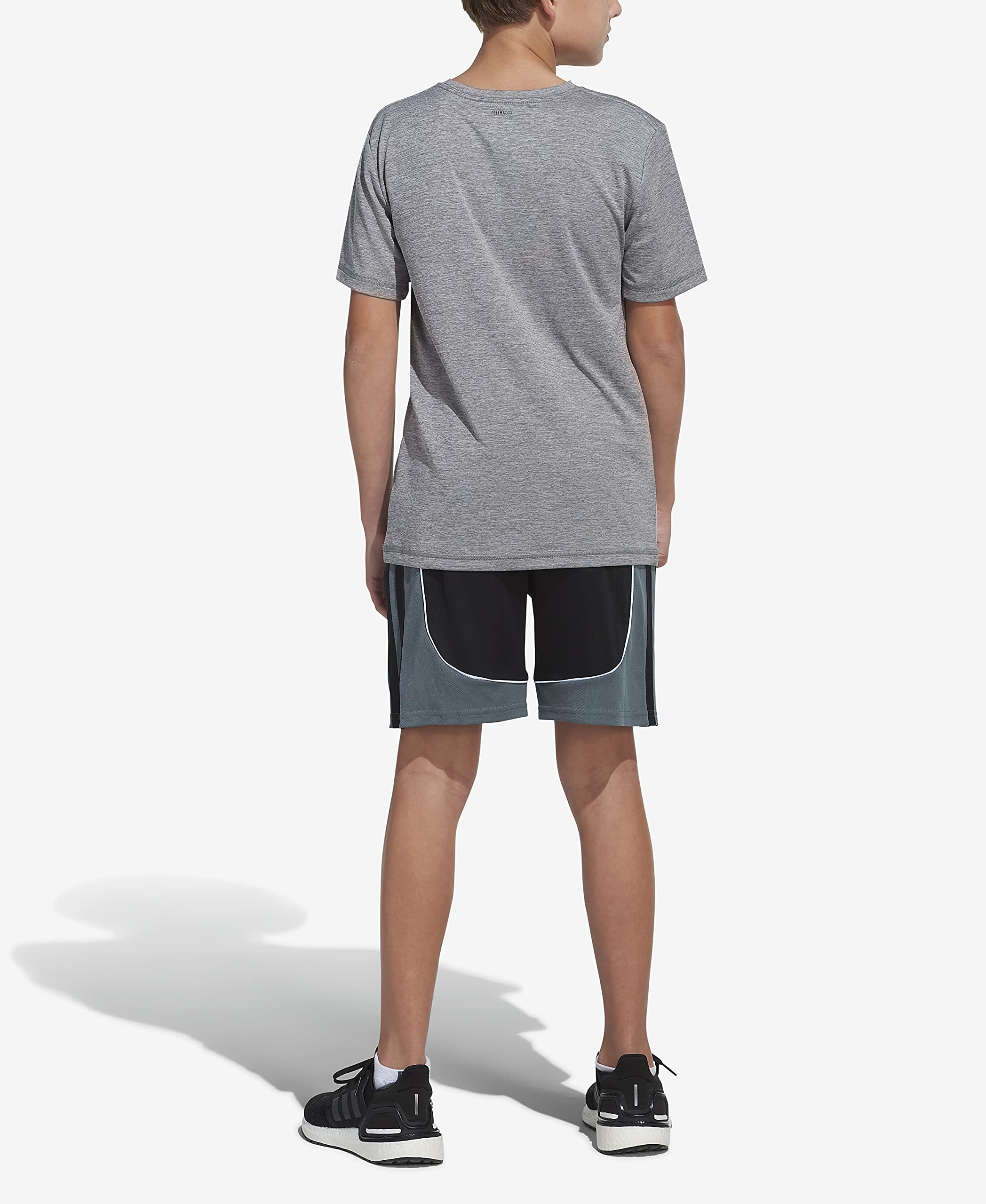 adidas Boys' AEROREADY Basketball Creator Shorts, Black, Small (8)