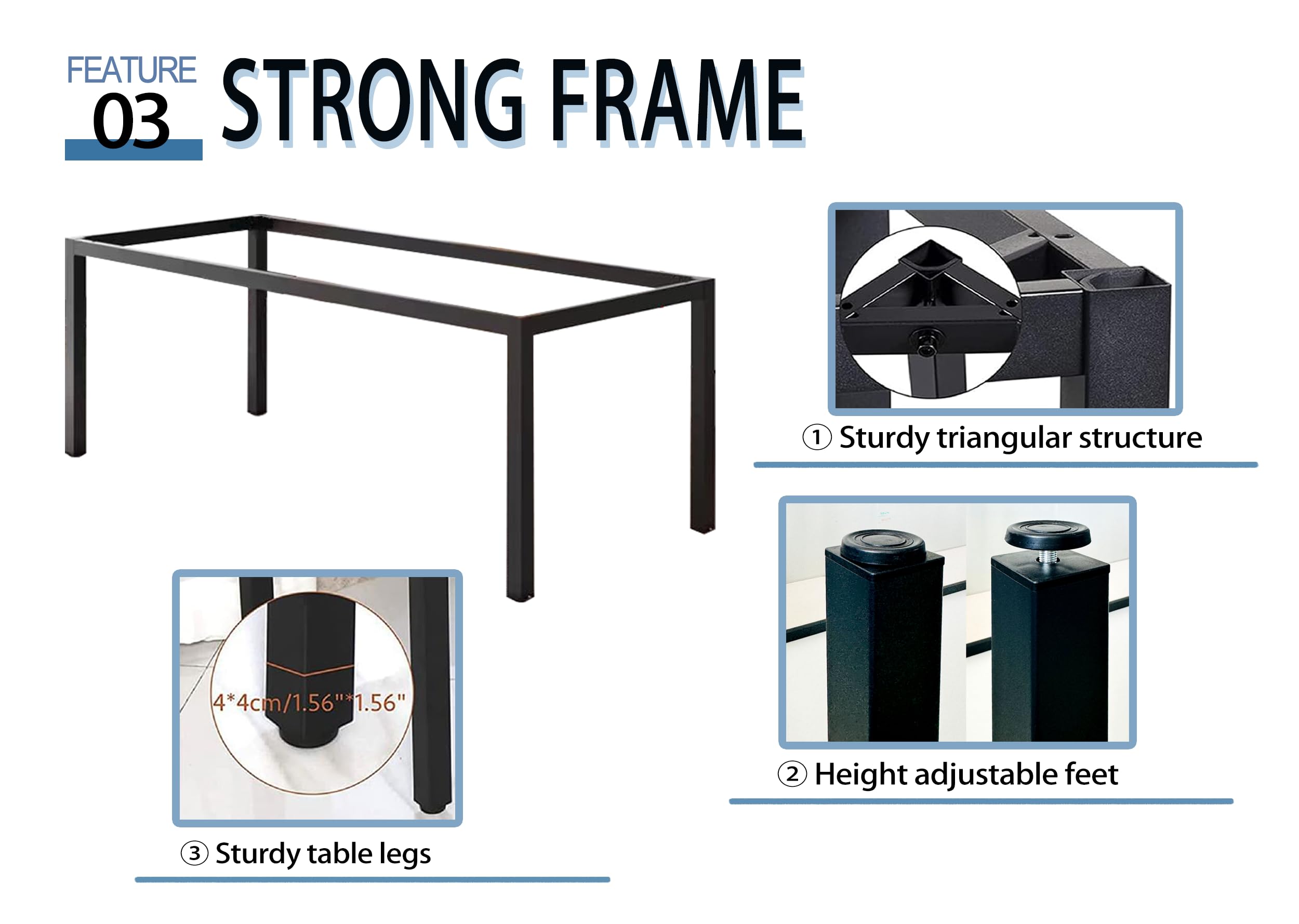 BEST BOARD Writing Computer Desk Modern Simple Study Desk Industrial Style Laptop Table for Home Office Brown Notebook Desk (24x63 Inches)