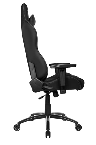 AKRacing Core Series SX Gaming Chair with High Backrest, Recliner, Swivel, Tilt, Rocker and Seat Height Adjustment Mechanisms with 5/10 Warranty - Black