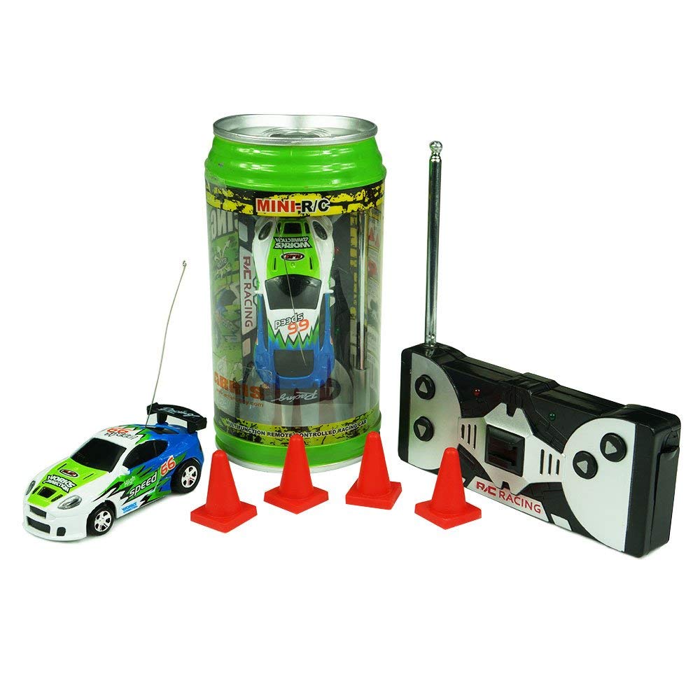 ARRIS Mini RC Car, Radio Remote Control Micro Racing Can RC Car Toy Gift for Kids (2pcs)…