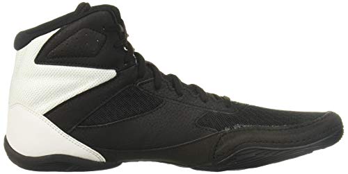 ASICS Men's Matflex 6 Wrestling Shoes, 13, Black/Silver