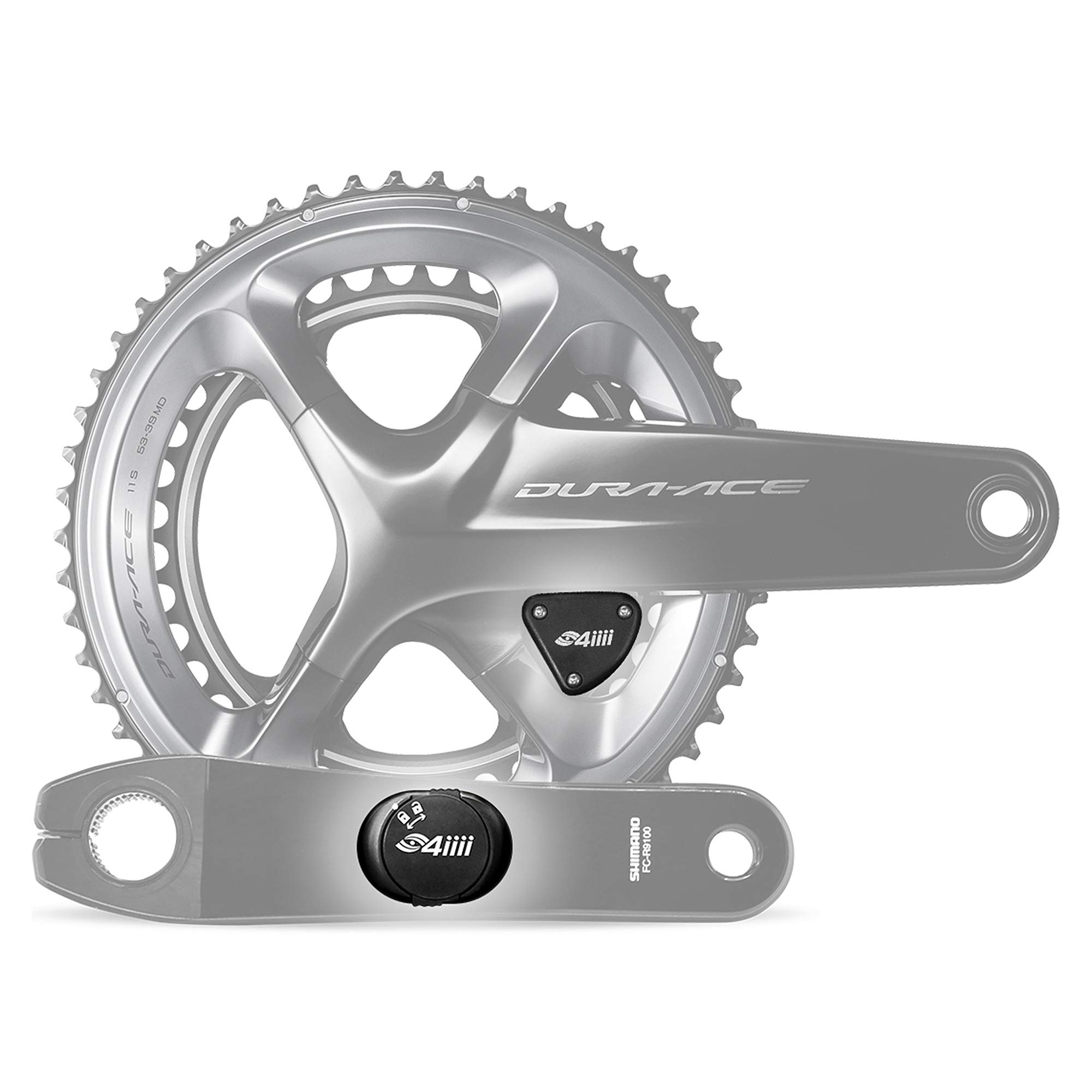 4iiii PRECISION PRO Powermeter Ride Ready - Dual Side ANT+ Performance Meter for Outdoor & Indoor Cycling, Measures Cadence, Torque & Pedal Smoothness, FC-R7000-175mm (52/36T)