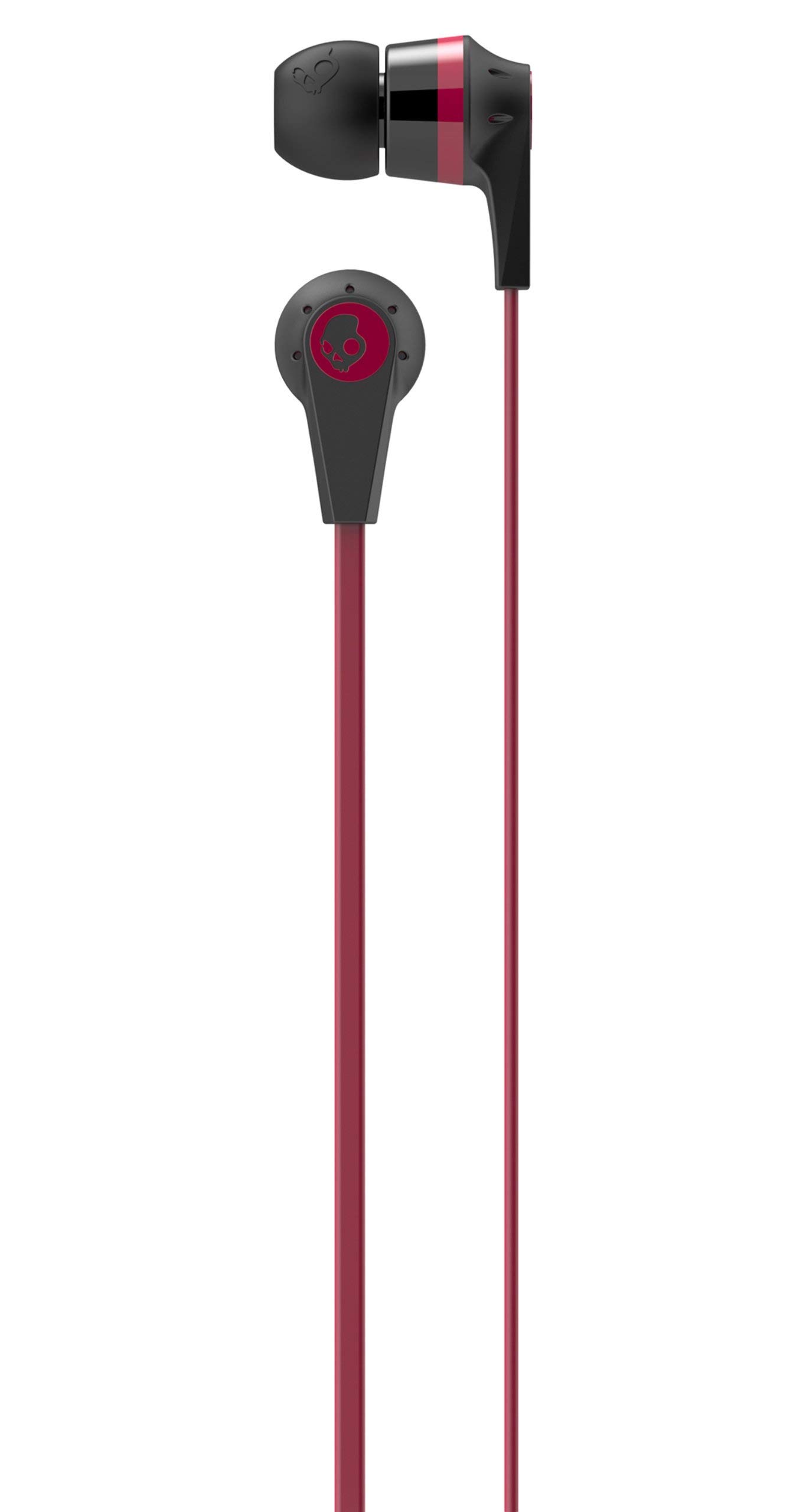 Skullcandy S2IKDZ-010 Ink'd 2.0 Earphones, Red (Renewed)