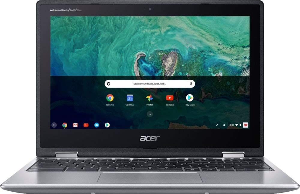 Acer Newest Convertible 2-in-1 Metal Body Chromebook-11.6 inches HD IPS Touchscreen, Intel Celeron Dual-Core Processor Up to 2.4Ghz, 4GB RAM, 32GB SSD, WiFi, Chrome OS (Renewed)