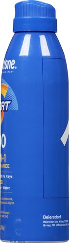 Coppertone SPORT Sunscreen Spray SPF 100, Water Resistant, Continuous Spray Sunscreen, Broad Spectrum SPF 100 Sunscreen, 5.5 Oz Spray