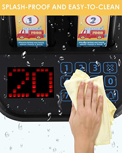 Crispaire Restaurant Pager System Pagers for Restaurants Waiting Buzzers Wireless Calling System Social Distancing Buzzer Long Working Distance Mute Function Food Truck Church Hospital (20 pagers)