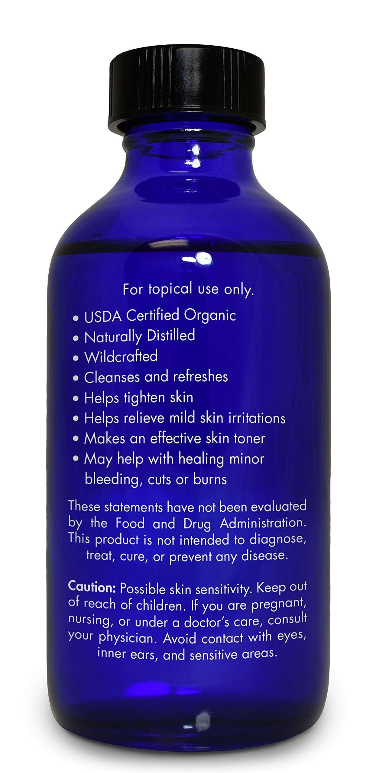 Organic, Witch Hazel – 100% Pure, Witch Hazel, for Face, Acne, Butt, Skin, Scalp, Hair, Body by Zongle Therapeutics, 4 OZ