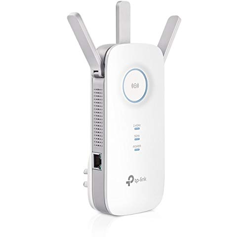 TP-Link PCMag Editor's Choice - AC1750 WiFi Range Extender - Extend WiFi Signal to Smart Home & Alexa Devices (RE450) & 5 Port Gigabit Ethernet Network Switch (TL-SG105)
