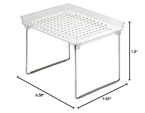 madesmart 95-79062-06 Small Stacking Shelf W/Holes