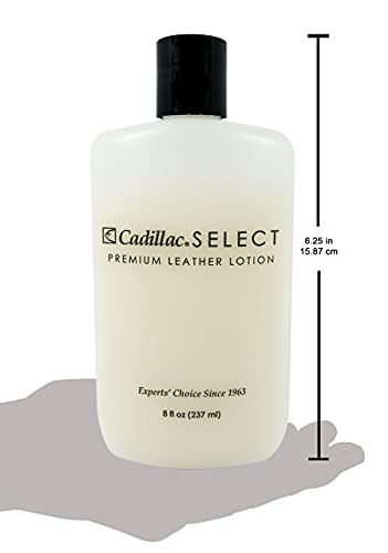 Cadillac Select Leather Lotion Cleaner and Conditioner- for Handbags, Sofas, Jackets, Furniture, Purses, and More