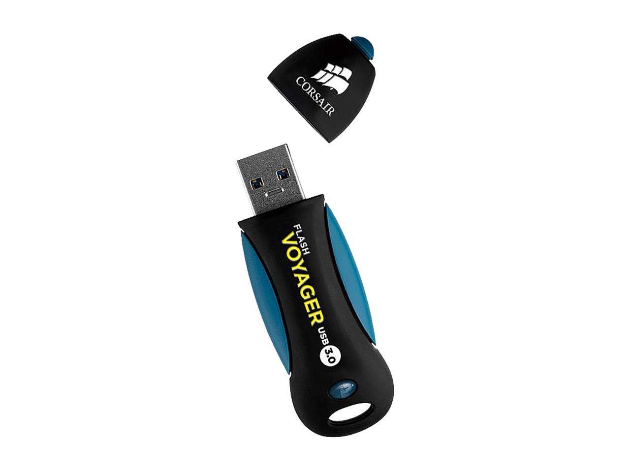 Corsair 128 GB USB 3.0 Flash Voyager Flash Drive, Black