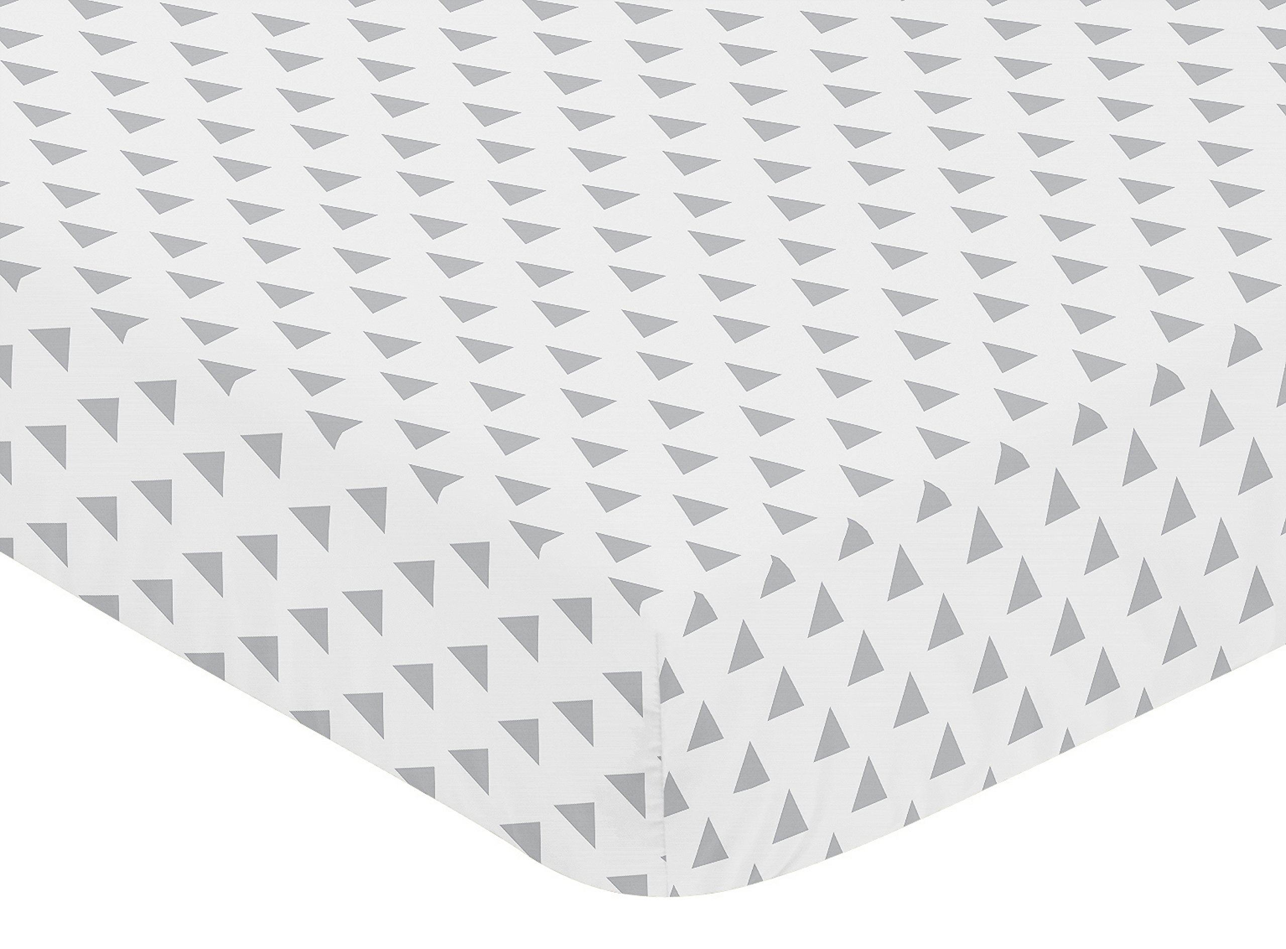 Grey, Coral and Mint Woodland Arrow 4 Piece Girls Crib Bed Bedding Set
