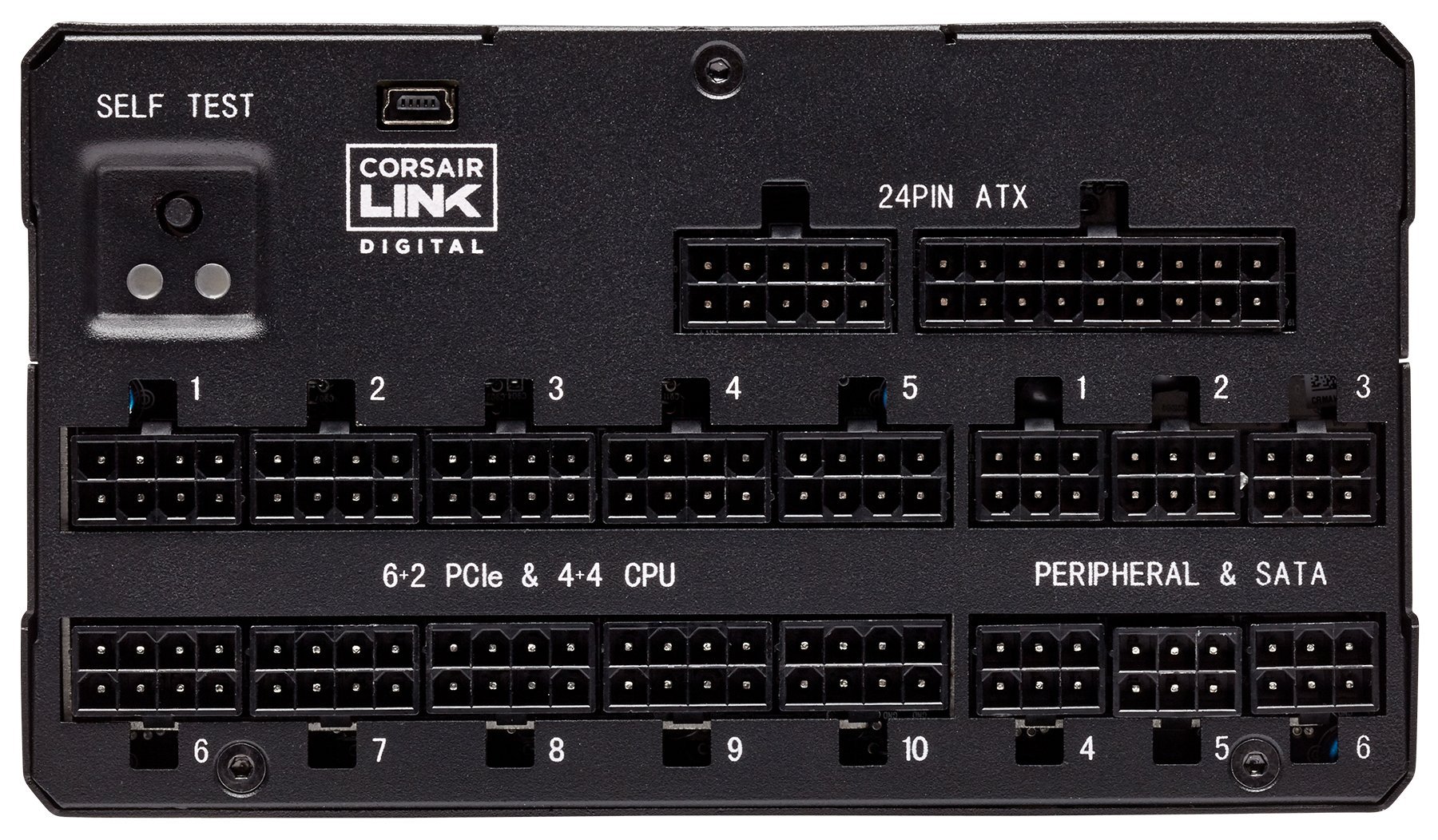 Corsair AXi Series, AX1600i, 1600 Watt, 80+ Titanium Certified, Fully Modular - Digital Power Supply (CP-9020087-NA)