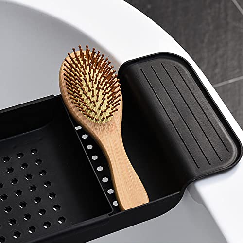 Bathtub Caddy Tray, NEWRAIN Expandable Bath Tub Tray Bathtub Caddy Tray - Adjustable Organizer Tray for Bathroom - Luxury Bath Caddy Tub Table, Bathtub Accessories & Bathroom Gadgets