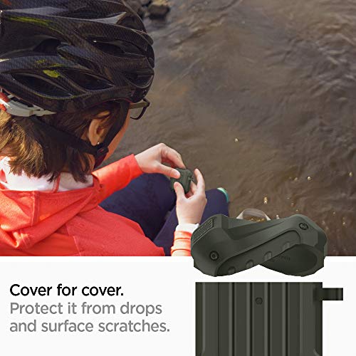 Spigen Tough Armor Designed for Airpods Case Cover for Airpods 1 & 2 [Front LED Visible] - Military Green