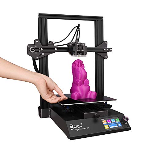 BigTree BIQU B1 3D Printer, Open Source FDM Printer, Smart Filament Sensor & Resume Printing, Spring Steel Plate, 32-bit Silent Motherboard, DIY STEM Maker 3D Printing, 9.3” x 9.3” x 10.6” Build Size