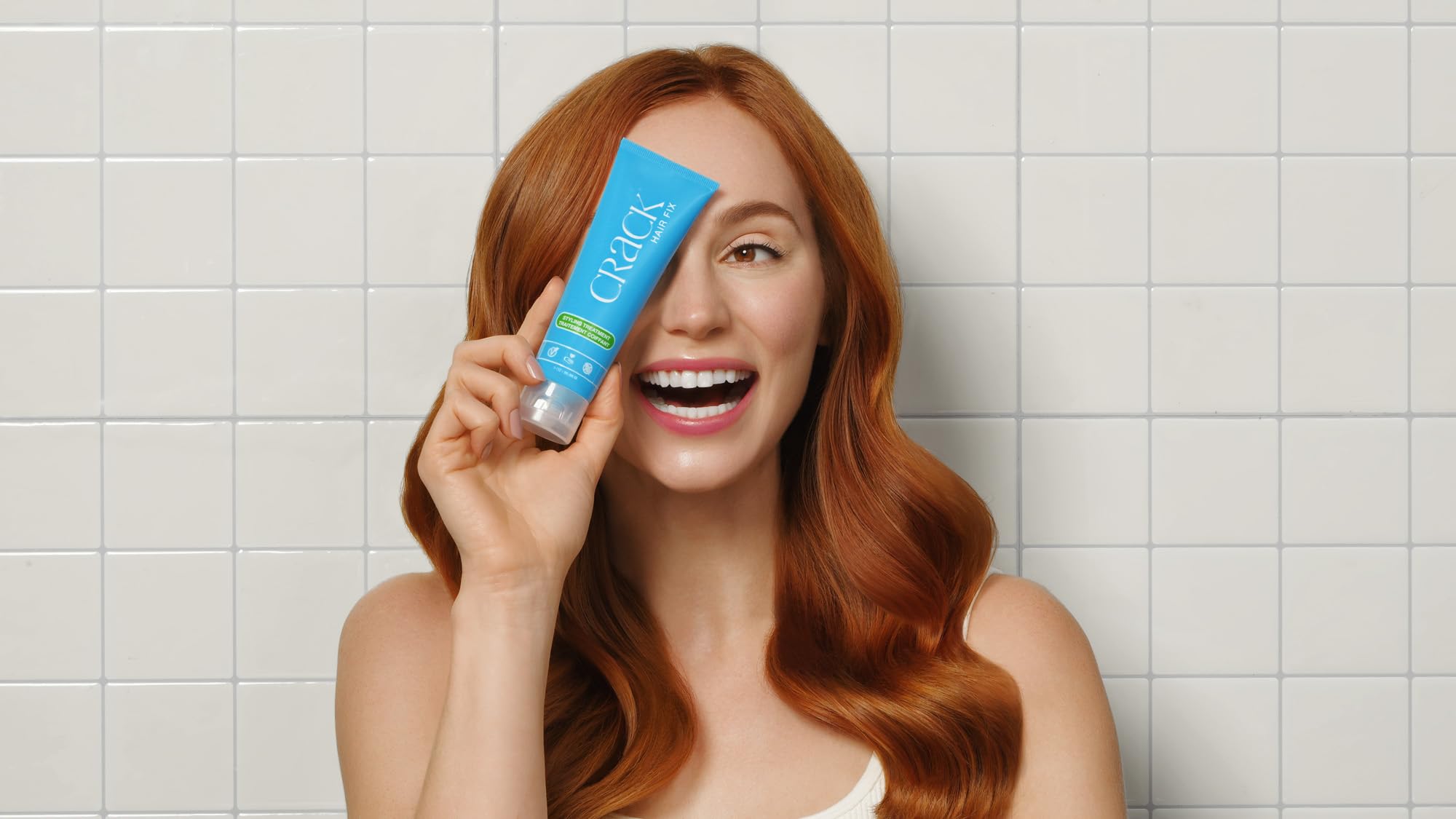 Crack HAIR FIX Styling Creme - Multi-Tasking, Anti-Frizz, Leave-In Styling Aid With Protection
