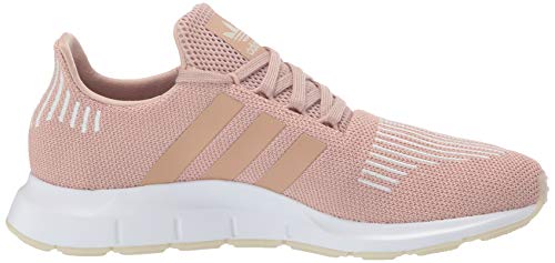 adidas Originals Women's Swift Running Shoe ,ash pearl/off white/white, 5 M US