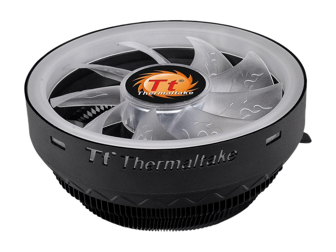 Thermaltake UX100 5V Motherboard ARGB Sync 16.8 Million Colors 15 Addressable LED Intel/AM5/AMD Universal Socket (LGA 1200) Hydraulic Bearing 65W CPU Cooler CL-P064-AL12SW-A