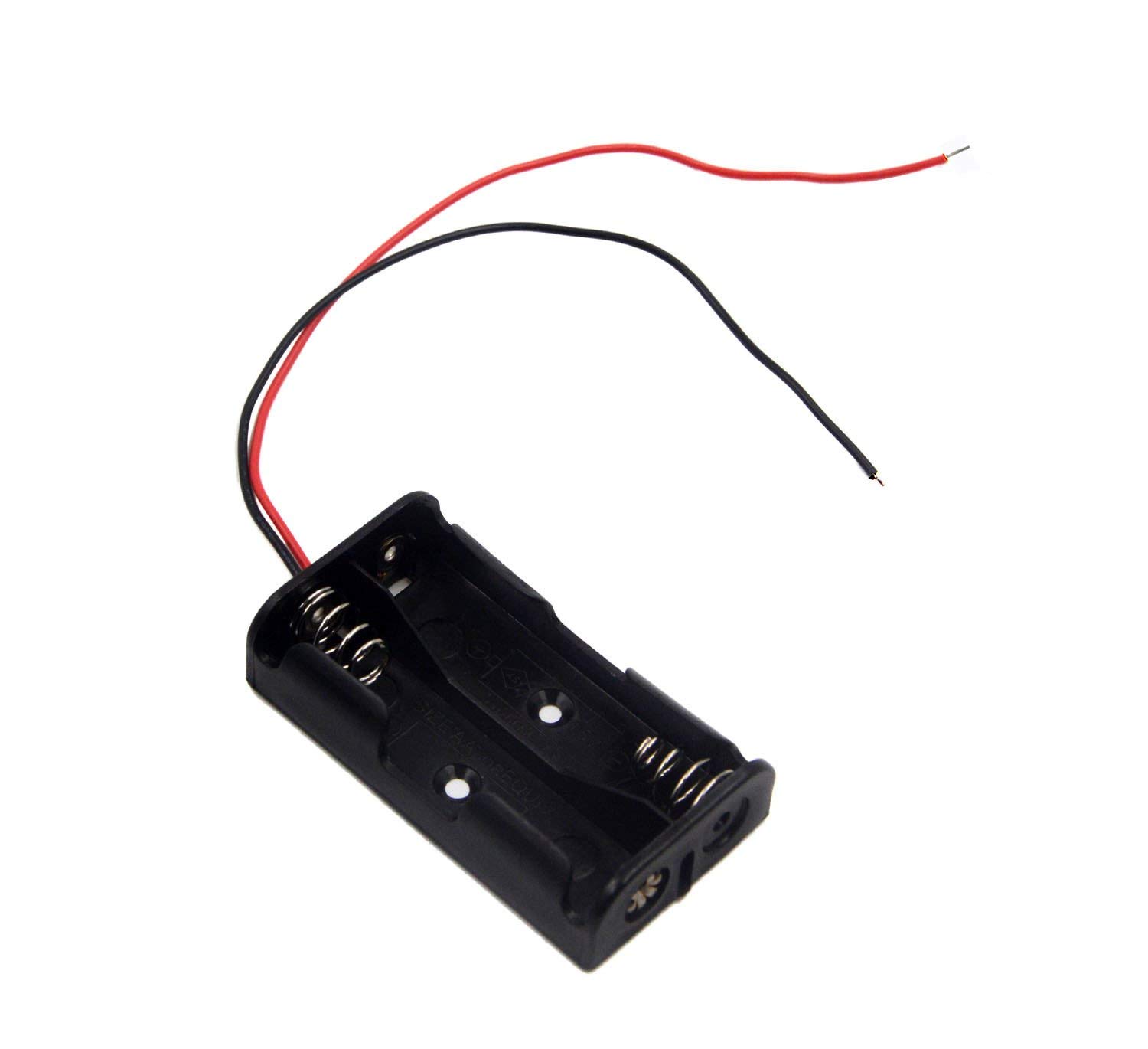 LampVPath (Pack of 3 2 AA Battery Holder, 2 AA Battery Holder with Leads, 2 AA Battery Holder with Wires