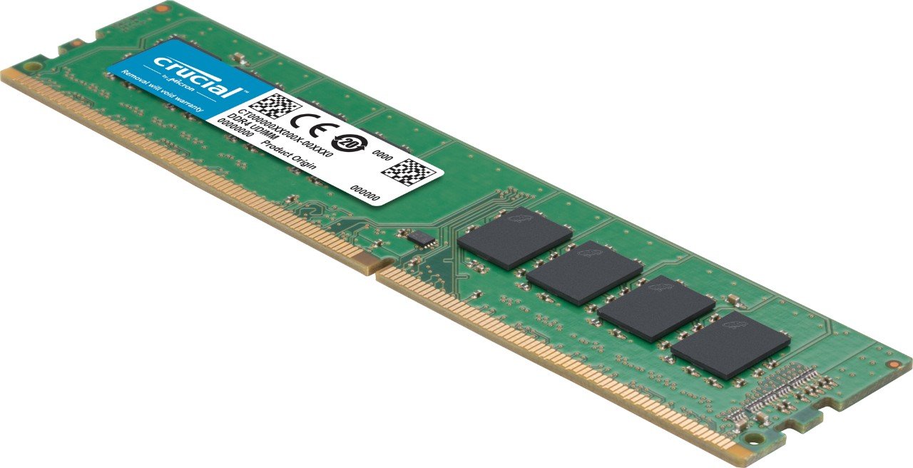 Crucial 64GB Kit (16GBx4) DDR4 2400 MT/s (PC4-19200) DR x8 DIMM 288-Pin Memory - CT4K16G4DFD824A