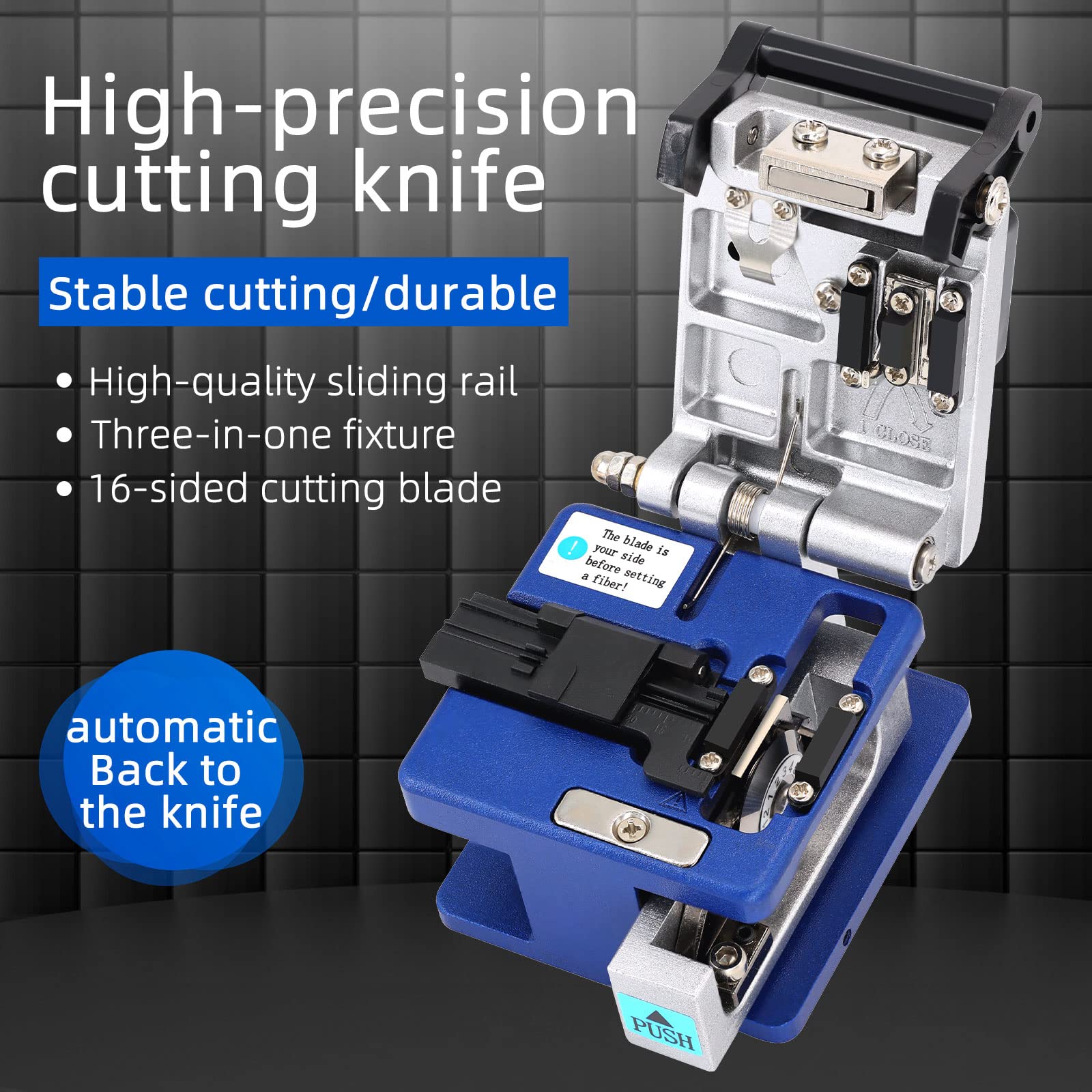 Cruiser FC-6S Optical Fiber Cleaver High Precision Stripping Cutter Tools Cleaves for SUMITOMO with 36,000 Cleaves and Coating Diameter: 250um - 900um