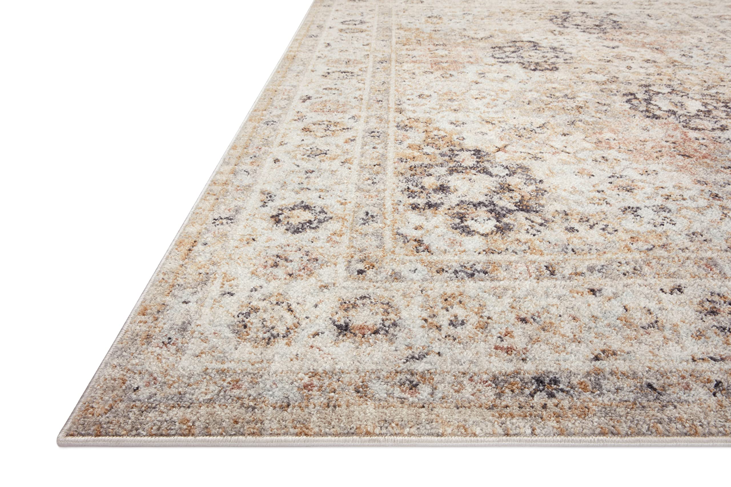 Loloi II Monroe Collection MON-02 Beige/Multi 6'-7" x 9'-3" Area Rug