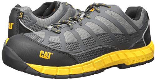Caterpillar Men's Streamline Composite Toe Work Shoe Construction, Grey, 10.5