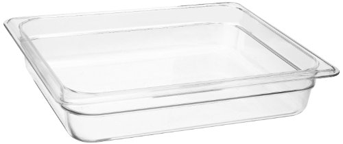 Cambro 14CW 13.7 qt Capacity, 20-7/8" Length x 12-3/4" Width x 4" Depth, Camwear Clear Polycarbonate Full Size Food Pan
