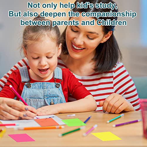 700 Sheets 14 Pack Transparent Sticky Notes Pad Set, 3x3 Inches Clear Self-Adhesive Post it Notes, Waterproof Translucent Color Memo Pad, See Through Office & School Supplies (Multicolor)