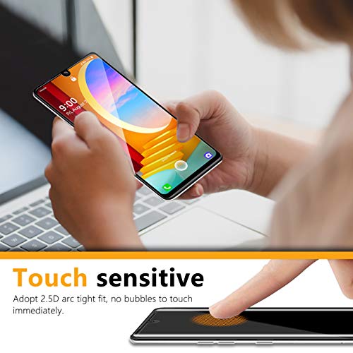 UniqueMe [2 Pack] Screen Protector Compatible for LG Velvet/LG Velvet 5G UW Tempered Glass,3D Full Coverage Film HD [Easy Installation] Edge to Edge Protection