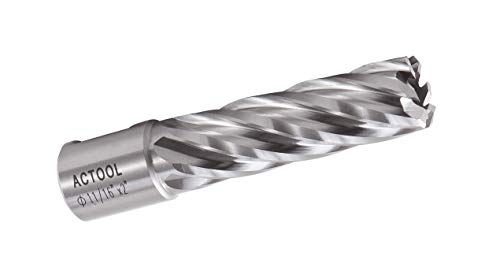 ACTOOL 11/16" Diameter × 2" Depth of Cut HSS ANNULAR Cutter with 3/4'' Weldon Shank