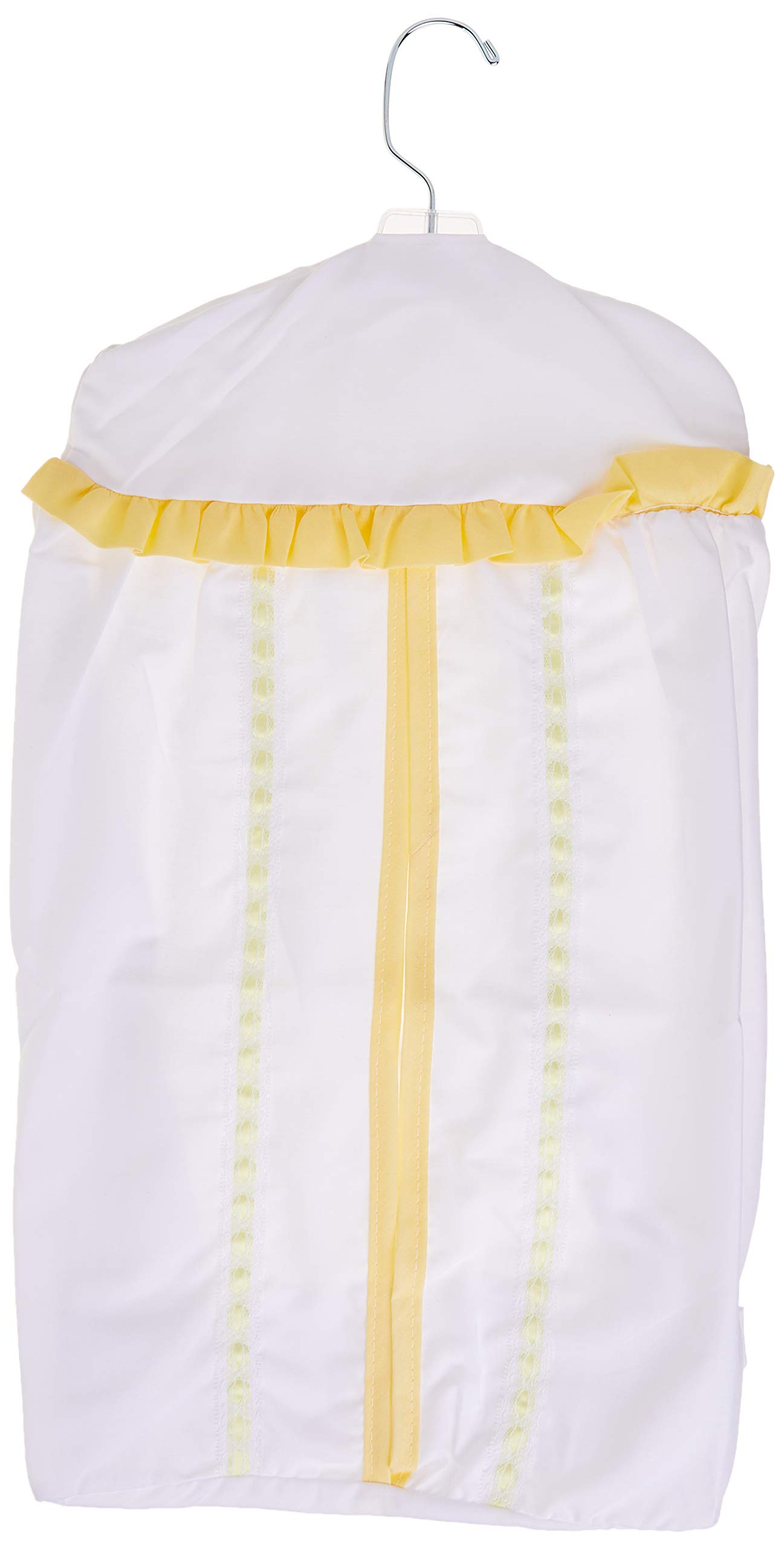 Baby Doll Bedding Unique Diaper Stacker, Yellow