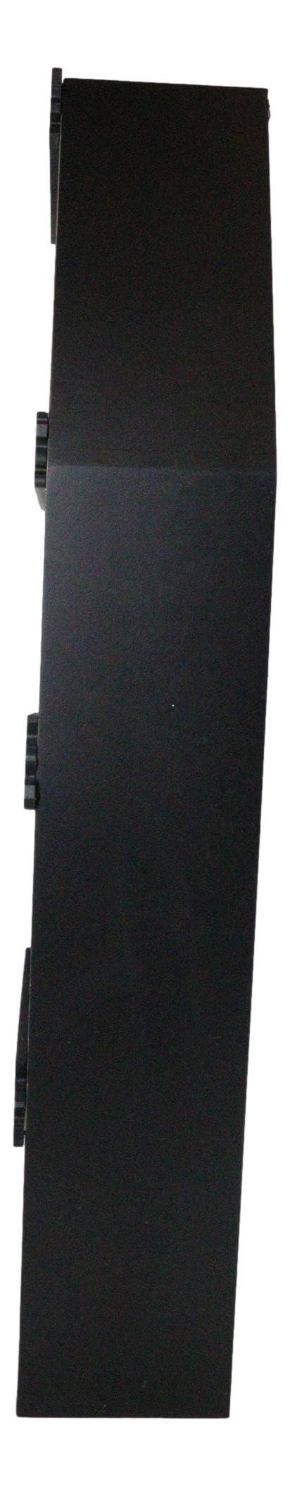 Ebros Gothic Graveyard Creepy Oddity Light Duty Black Coffin Casket Cabinet Shelving Display Wall Hanging Floating MDF Wood Shelf with 4 Tiers 30" Tall 12.5" Wide