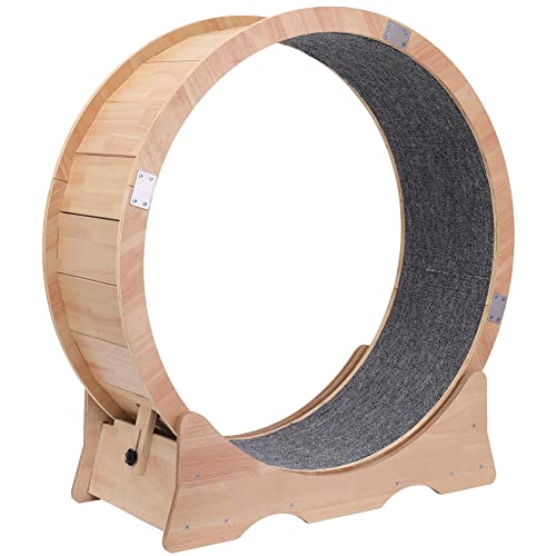 Cat Wheel, Cat Treadmill, Exercise Wheel, Cute Cat Furniture, Pet Toy, Cat Toy, Cats Loss Weight Device (Large)