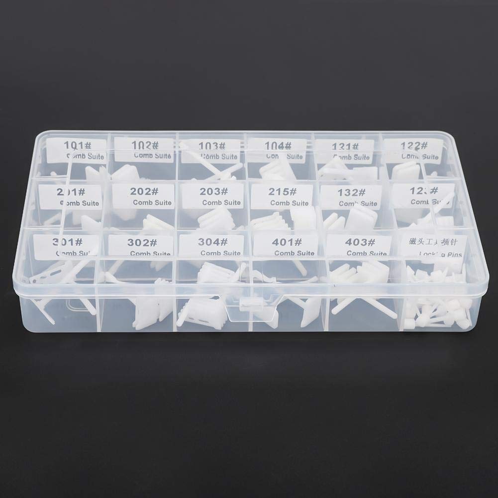 Yoidesu 60PCS Hard Drive Repair Head Replacement Tools,Magnetic Head Change Kit for 2.5/3.5 inch Hard Drive,HDD Head Comb Tool Kit Have Good Synchronization for Data Recovery Operations