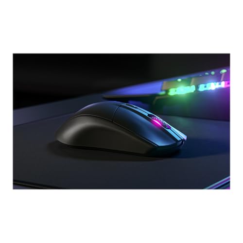 SteelSeries Rival 3 Wireless Gaming Mouse – 400+ Hour Battery Life – Dual Wireless 2.4 GHz and Bluetooth 5.0 – 60 Million Clicks – 18,000 CPI TrueMove Air Optical Sensor,Black