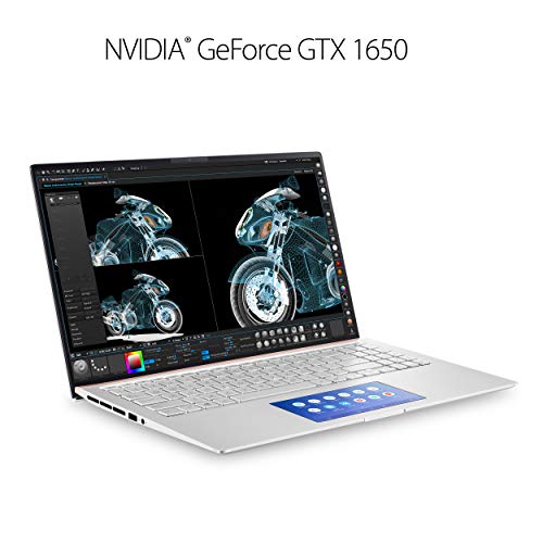 ASUS ZenBook 15 Ultra-Slim Laptop 15.6β FHD NanoEdge Bezel, Intel Core i7-10510U, 16GB RAM, 512GB PCIe SSD, GeForce GTX 1650, Innovative ScreenPad 2.0, Windows 10 Pro, UX534FTC-AS77, Grey
