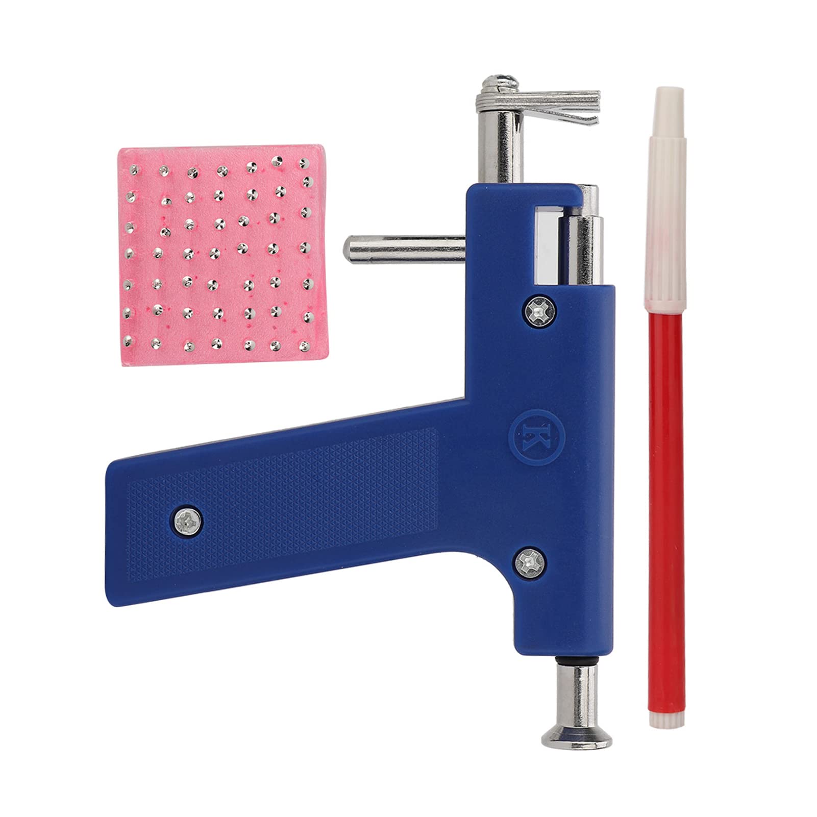 Akozon Body Piercing Gun Kit, Professional Painless Tool Nose Navel Disposable Ear ohrringe piercing ohrring Hole Set Studs Steel Needles Kits for Beauty Supply